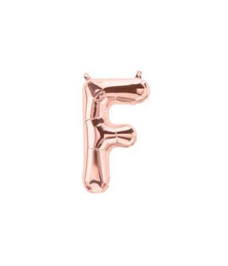 Letter F - Rose Gold - 16 inch - Northstar - Balloonie